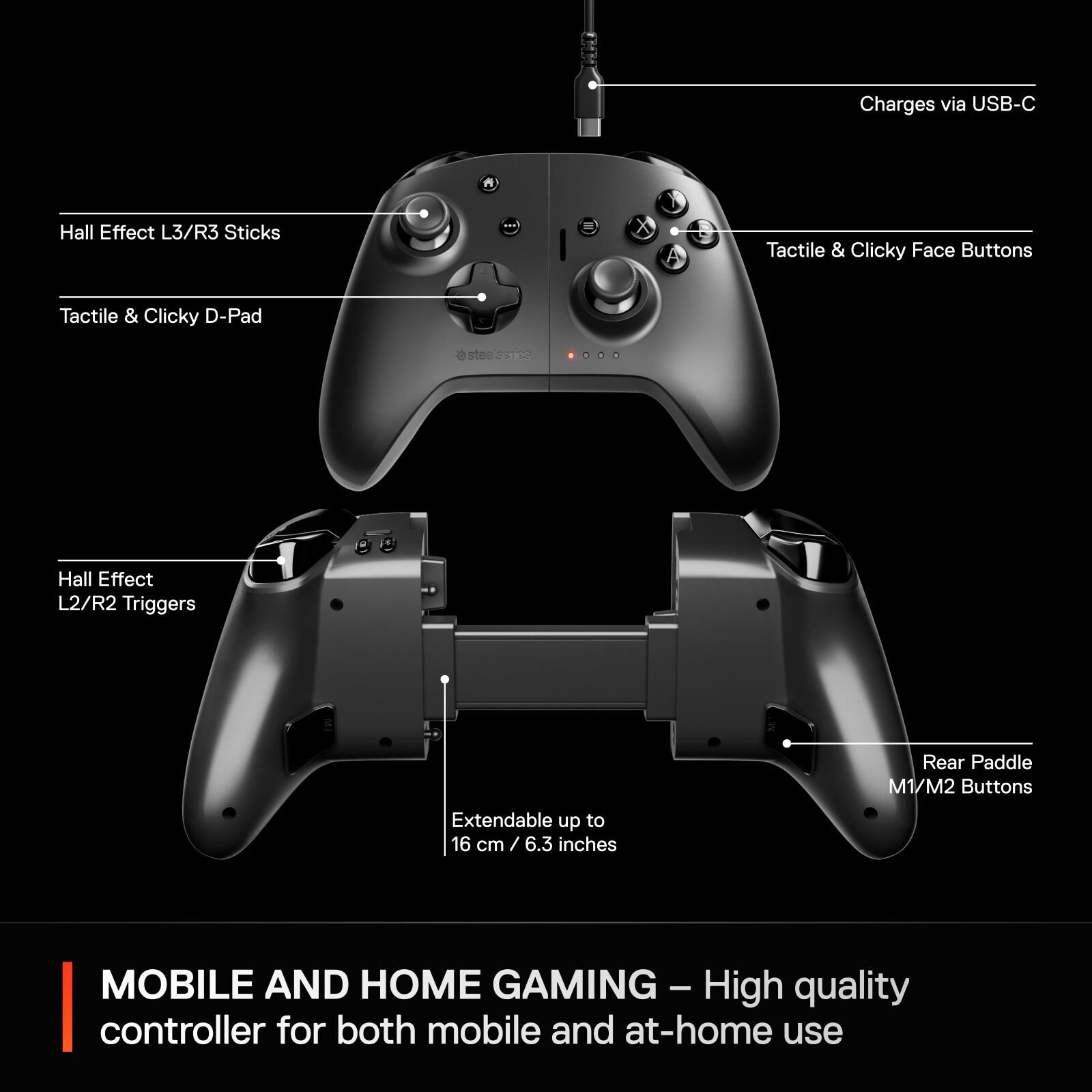 SteelSeries Nimbus Cloud PC, Android ve Apple Uyumlu Kablosuz Oyun ...